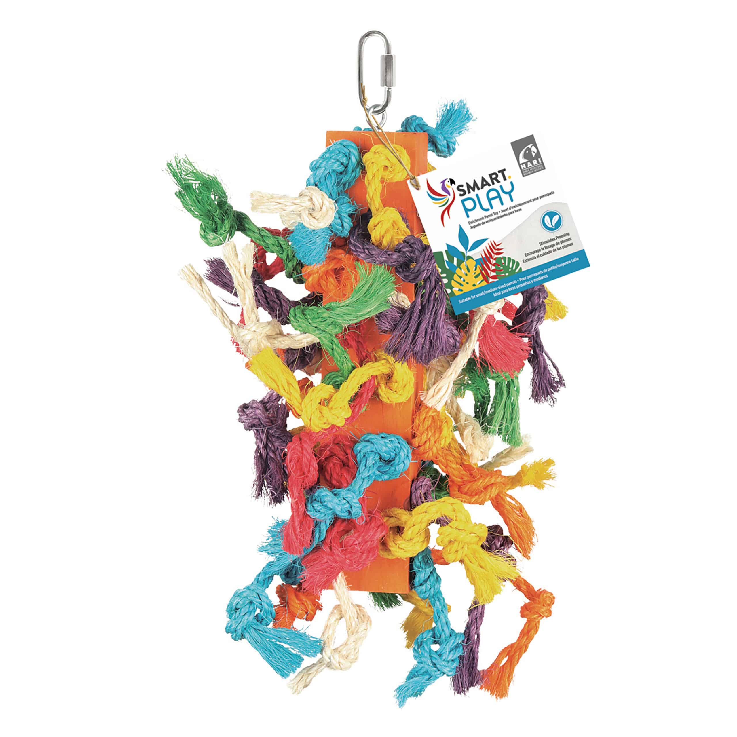 Preening Block, Enrichment Parrot Toy for Small to Medium Birds - Hagen ...