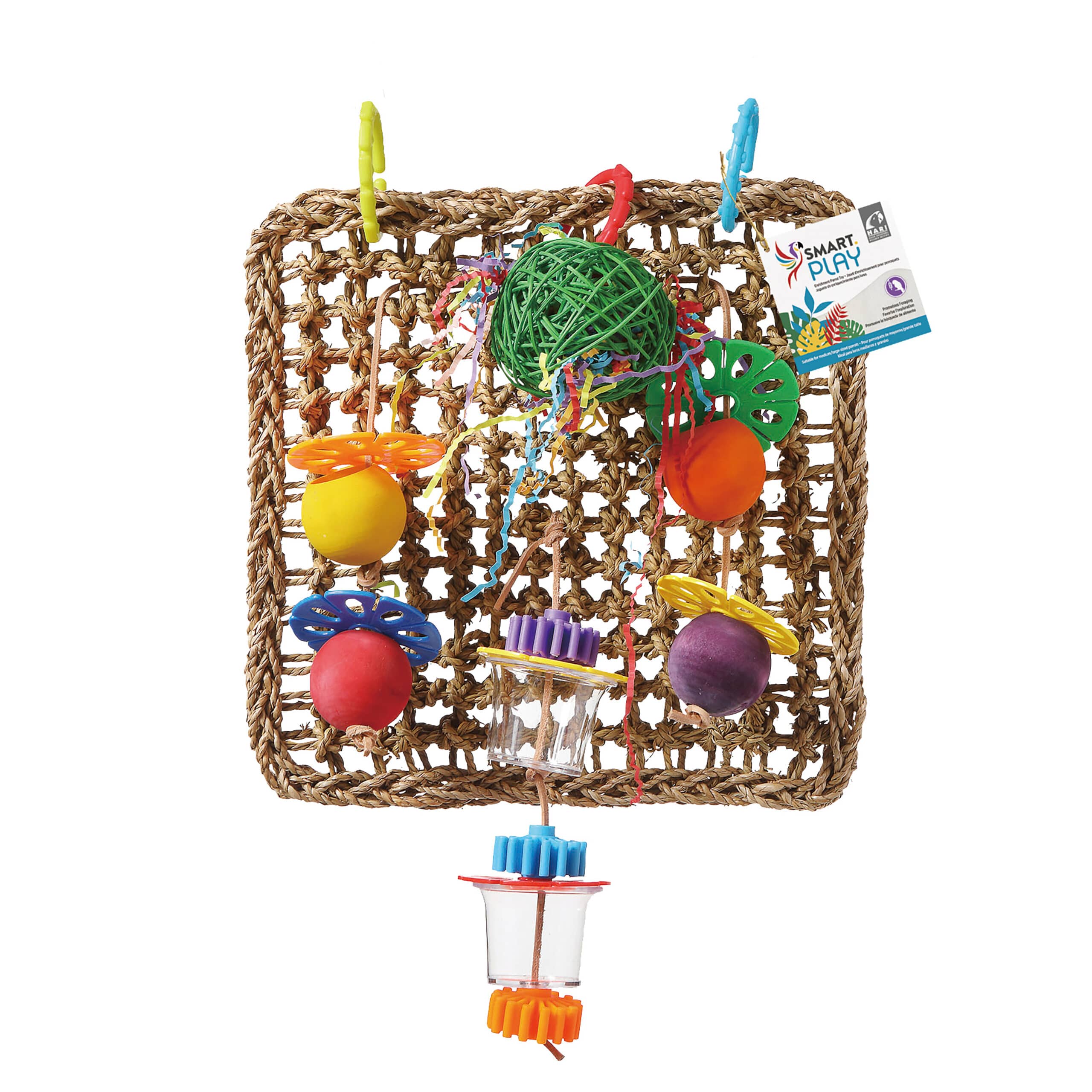 Foraging Wall, Enrichment Parrot Toy for Medium to Large Birds - Hagen ...